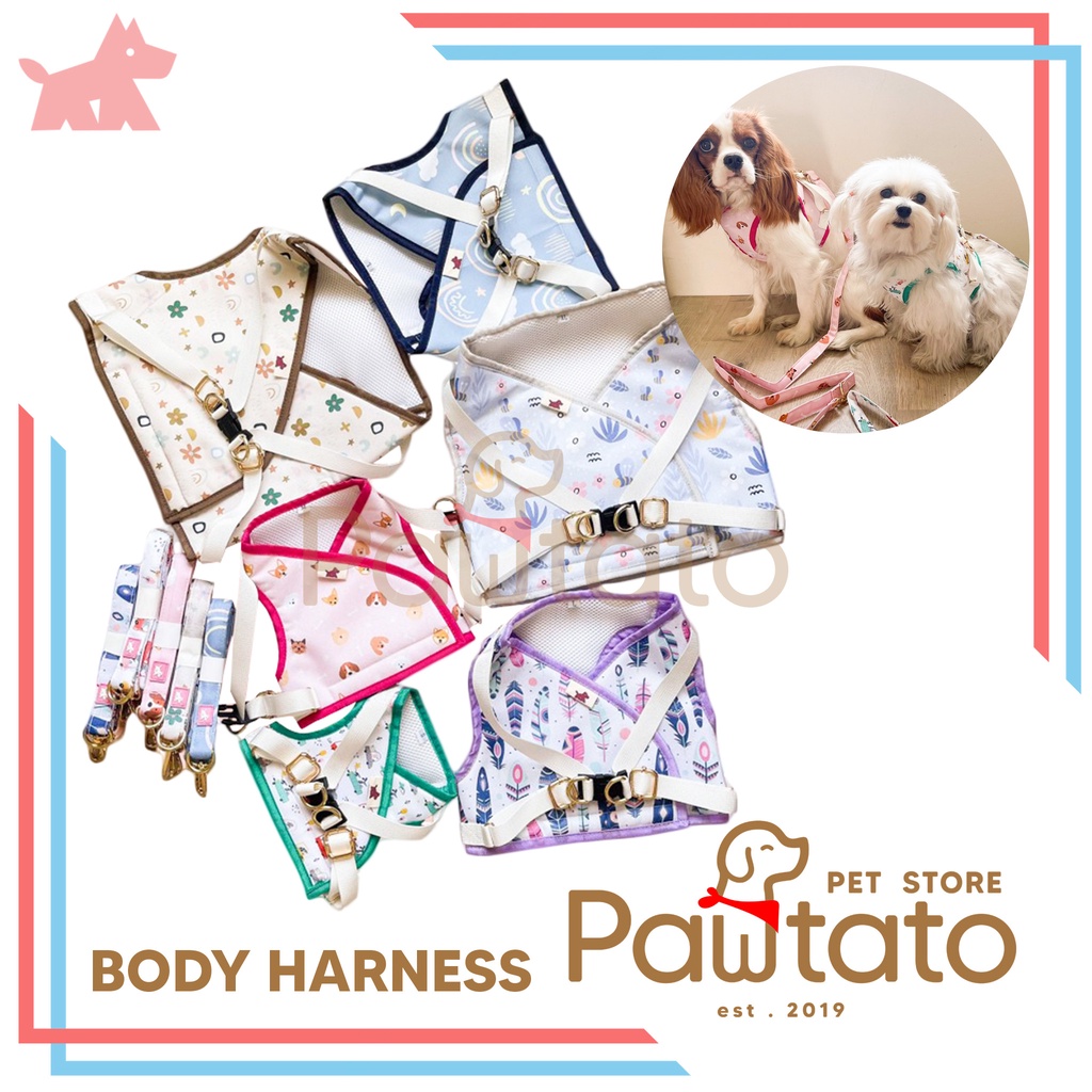 Jual Tali Badan Anjing Meme Cotton Body Harness Baju Dog Puppy Jaket ...