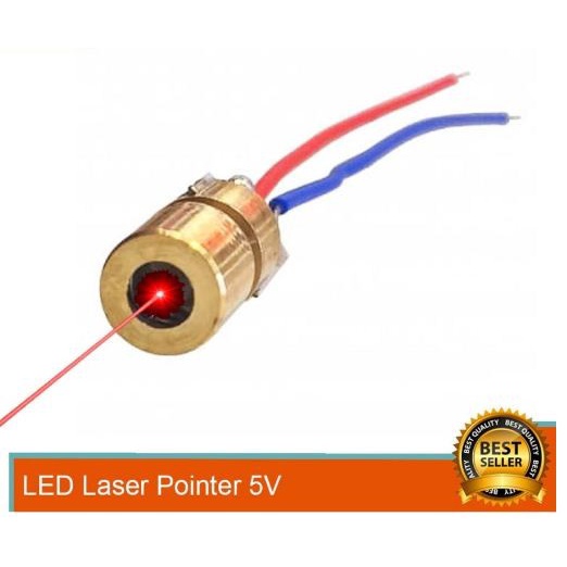 Jual Laser 5V 650nm 5mW Red Dot Module Diode Pointer | Shopee Indonesia