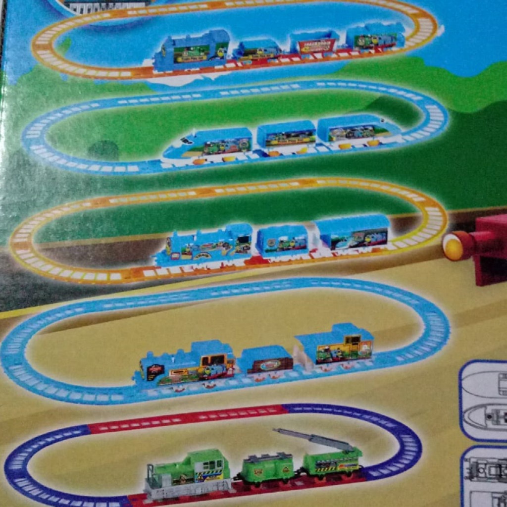 Jual Mainan Kereta Api Anak Train Play Set Gauge Electric Train 19022B ...