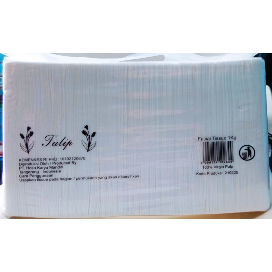 Jual Tulip Facial Tissue 1200 sheets 1Kg / Tisu Wajah / Tissue TULIP ...