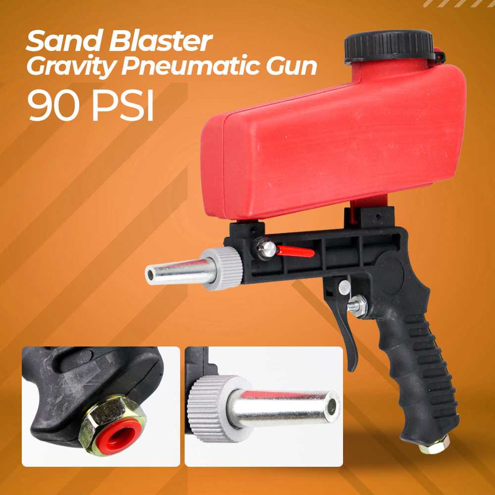 Jual GRSO Sand Blaster Gravity Pneumatic Gun 90 PSI ASTF1O | Shopee Indonesia