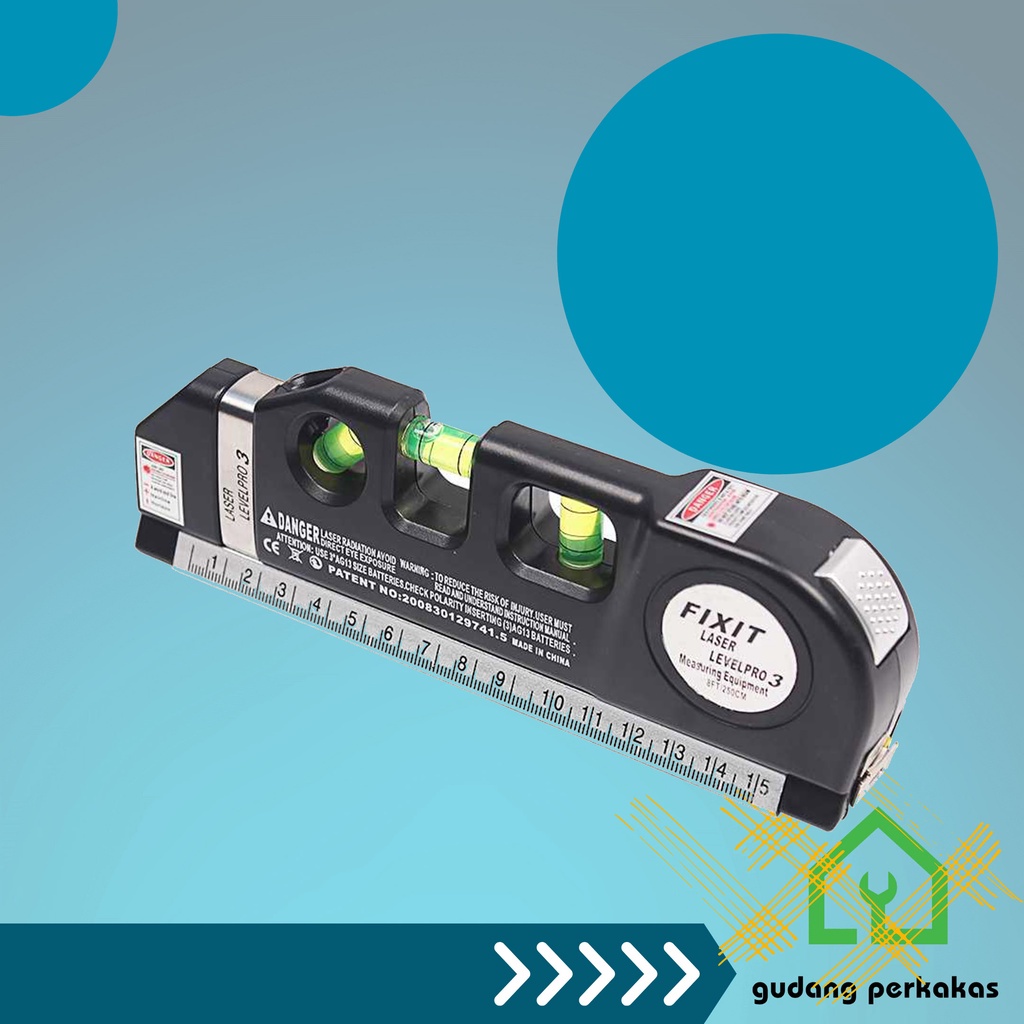 Jual Fixit LevelPro3 Meteran Laser Infrared Waterpass Vertikal ...