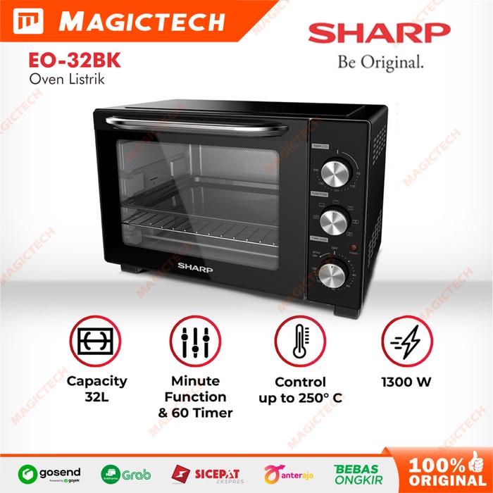 Jual OVEN LISTRIK SHARP EO-32 / EO-32BK - 32 Liter | Shopee Indonesia