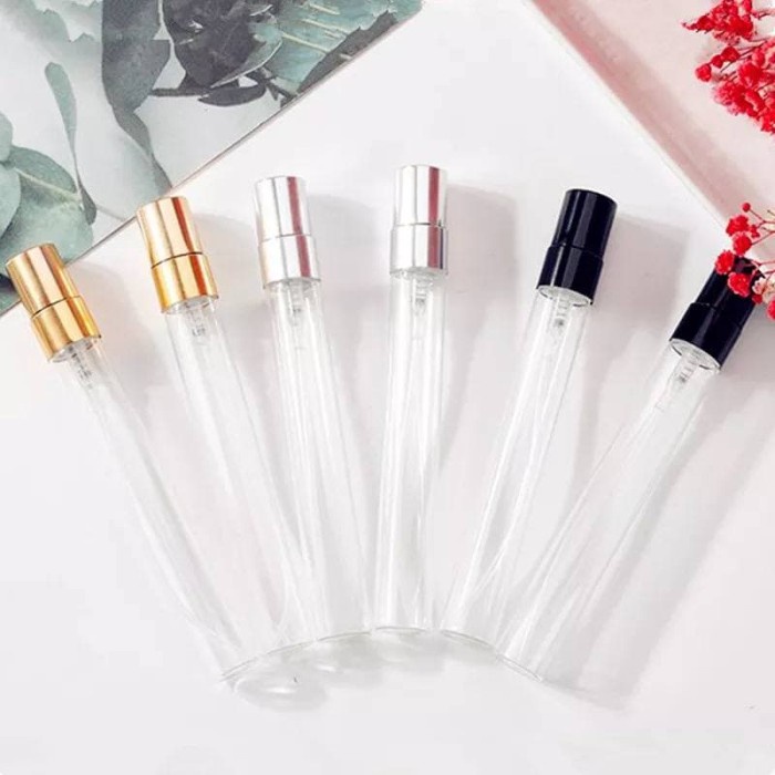 Jual Botol Spray Kaca 10ml Refill Parfum | Tutup Sprayer Metal | Aluminium | Shopee Indonesia