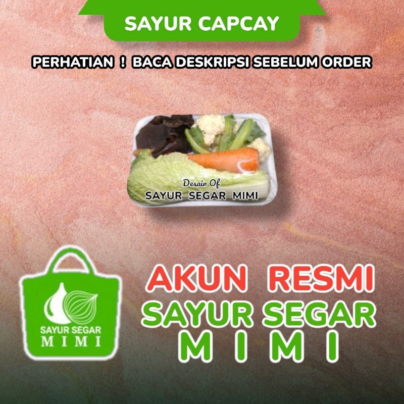 Jual Paket Sayur Capcay Lengkap (perbungkus) - SAYUR SEGAR MIMI ...