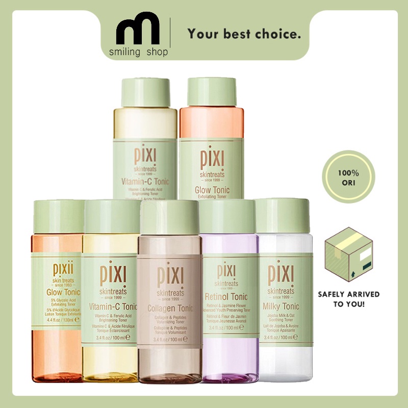 Jual Pixi Glow Tonic with 5% Glycolic Acid/ Vitamin C/Retinol Tonic ...