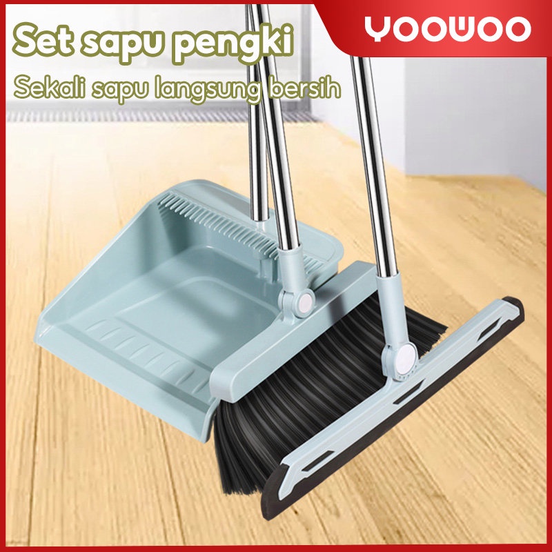 Jual Sapu 1 set / Sapu set pengki / Sapu 3 in 1 / Sapu set dustpan ...