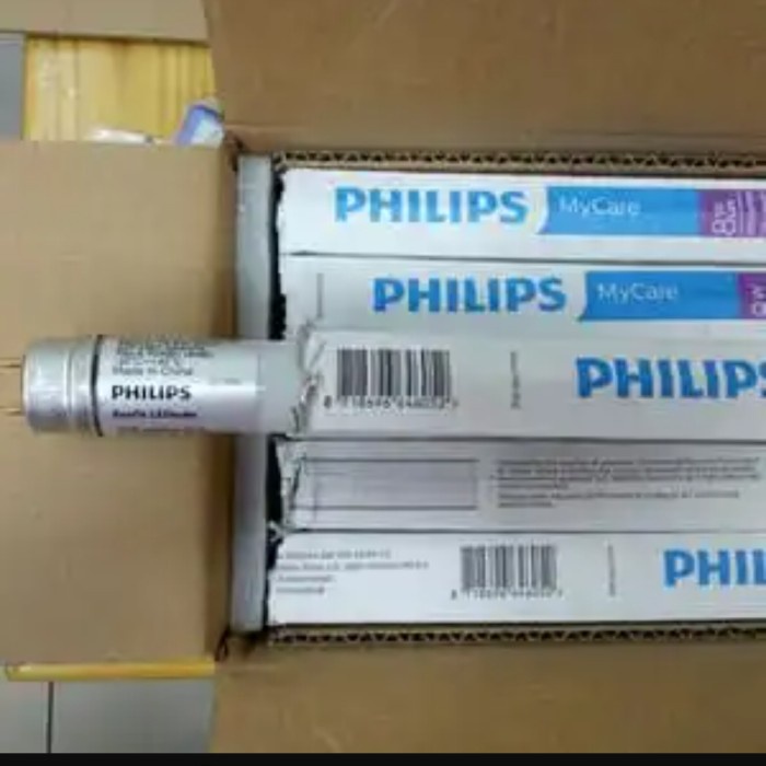 Jual [GJ] lampu tl led philips 8w cahaya putih ecofit industri panjang ...
