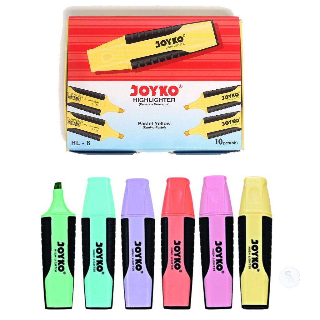 Jual JOYKO - Highlighter Series HL-6 Penanda Berwarna - Pcs | Shopee ...