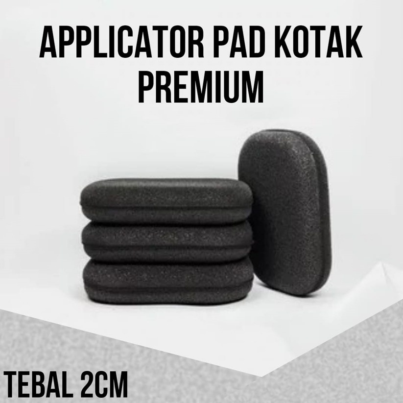 Jual Spon Poles Body Mobil Applicator Coating Pad Abu Kotak Halus Tebal ...