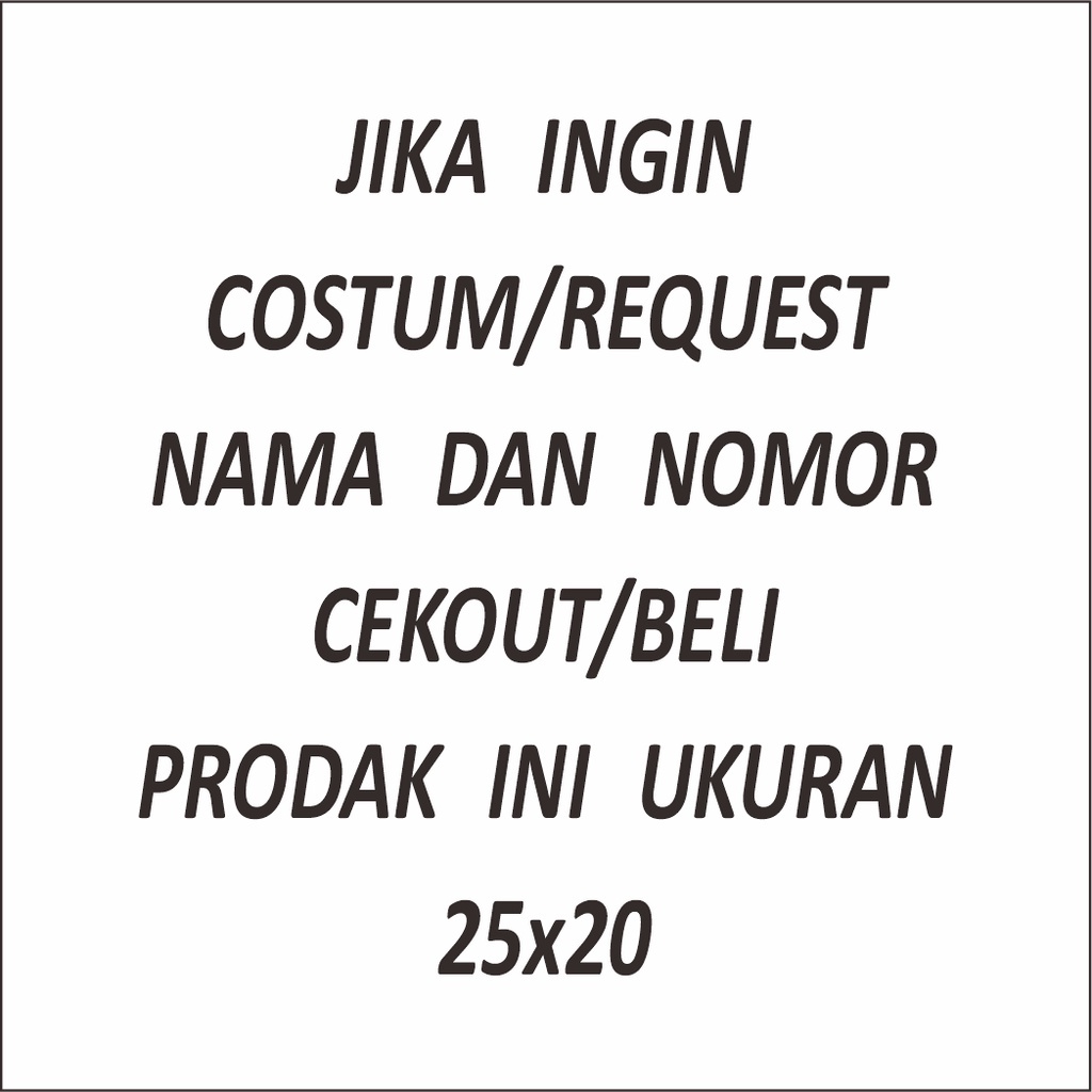 Jual Stiker Nomor Star Sticker Decal Racing start request costum water ...