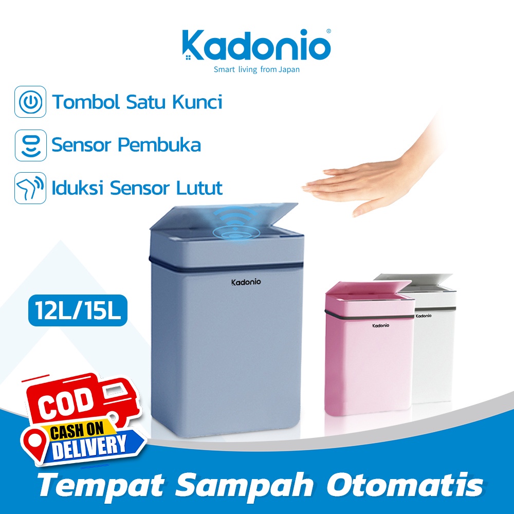 Jual KADONIO Tempat Sampah Otomatis Sensor Infrared Kapasitas Besar KC ...
