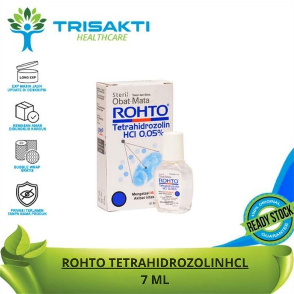Jual Rohto Tetrahydrozoline HCL 0.05% 7 ml Obat Tetes Mata | Shopee ...