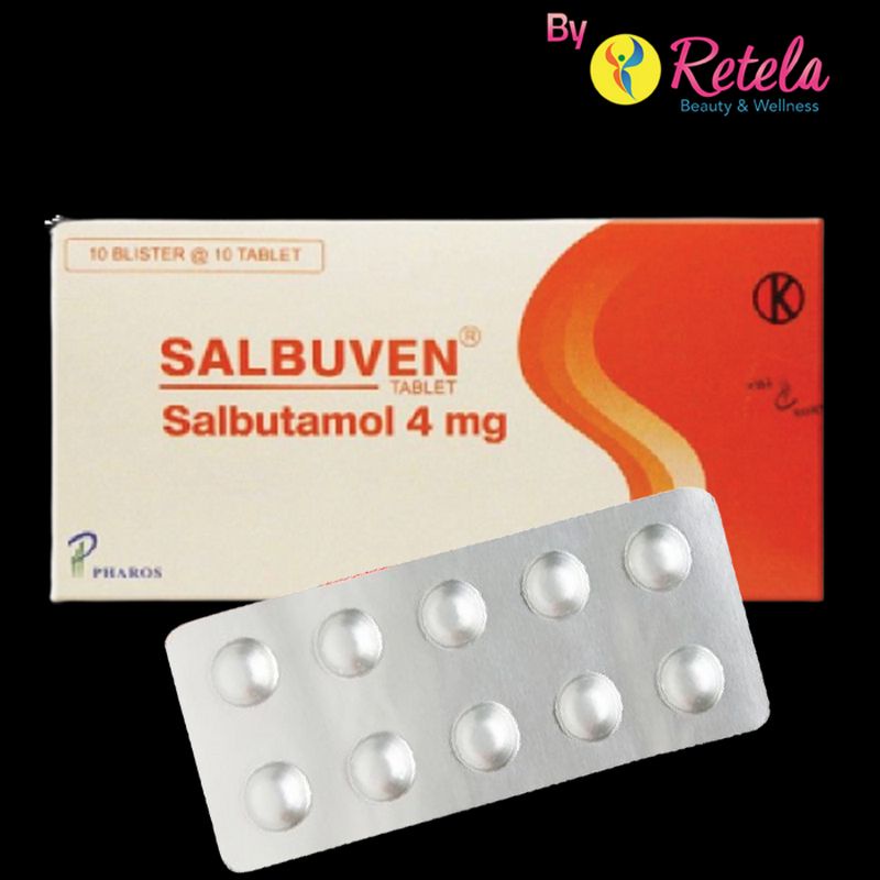 Jual Salbuven 4mg Tablet 10's/Salbutamol/Asma/ Sesak Nafas | Shopee ...