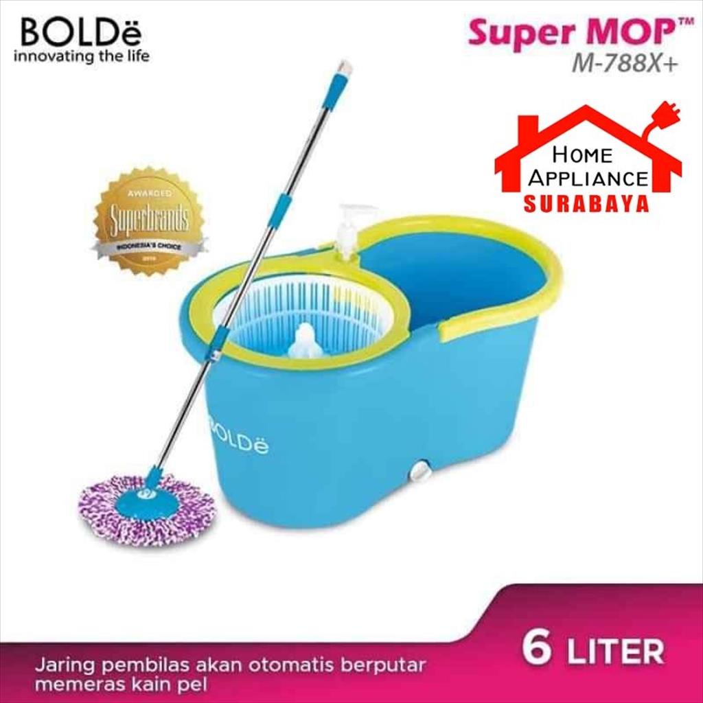 Jual BOLDe Super Mop M-788X+ / 788X + Plus - Alat Pel Pembersih Lantai | Shopee Indonesia