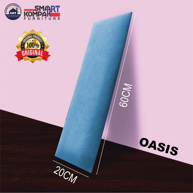 Jual HEADBOARD Pure Linen 60cm x 20cm | Headboard Wallpanel 3D Stiker ...