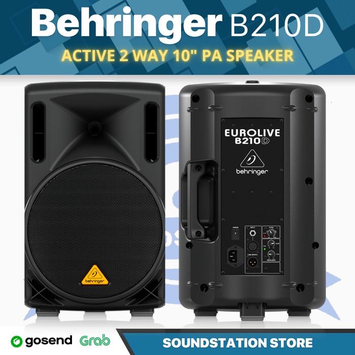 Jual BEHRINGER EUROLIVE B210D Active 2 Way 10" PA Speaker System ...