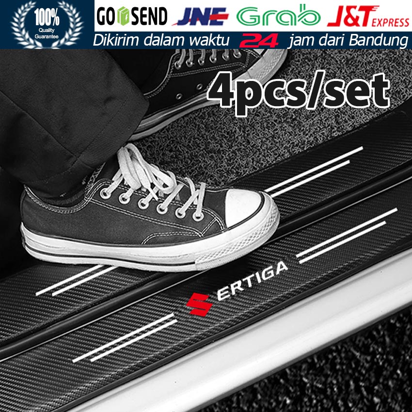 Jual SUZUKI ERTIGA Carbon 3D Door Sill Plate Guard Pelindung Pijakan ...