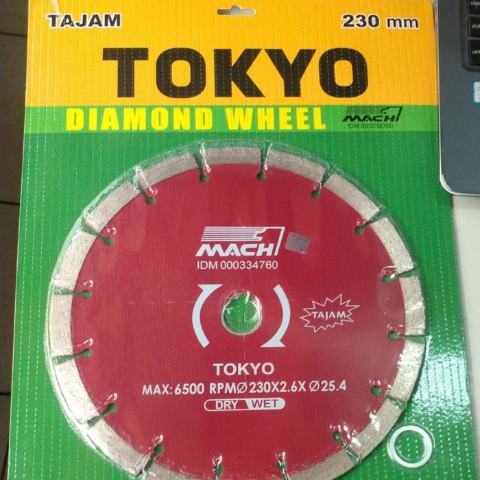 Jual diamond wheel tokyo 9" - pisau potong beton 9" Tokyo 230mm TOKYO ...