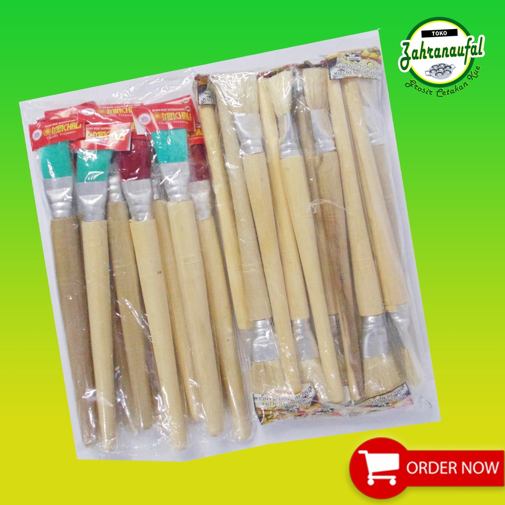 Jual KUAS BULAT OLES / KUAS KUE ROTI / KUAS PLASTIK / KUAS SERBAGUNA ...