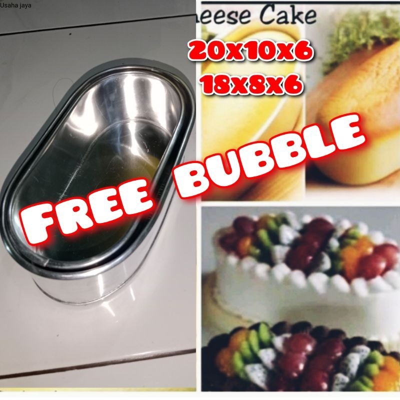 Jual LOYANG KUE ROTI MANIS OVAL ALUMINUM 20X10X6 18X8X6 ALUMINIUM HARGA ...