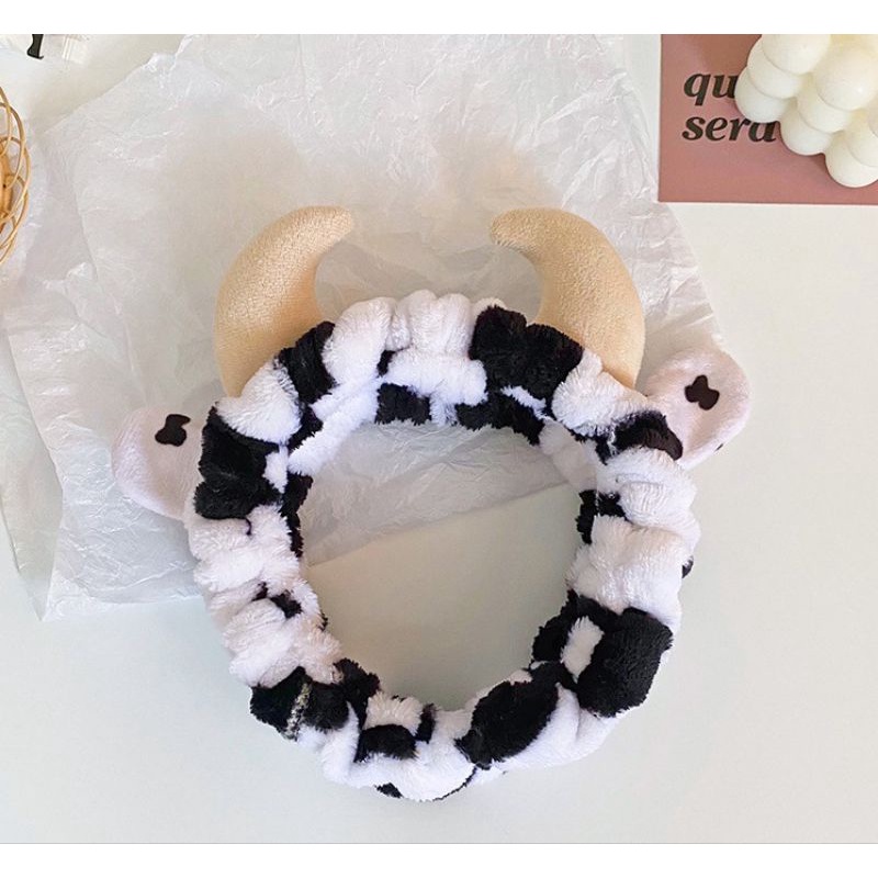Jual Bandana cuci muka model sapi headband dewasa (BAKA1003) | Shopee ...