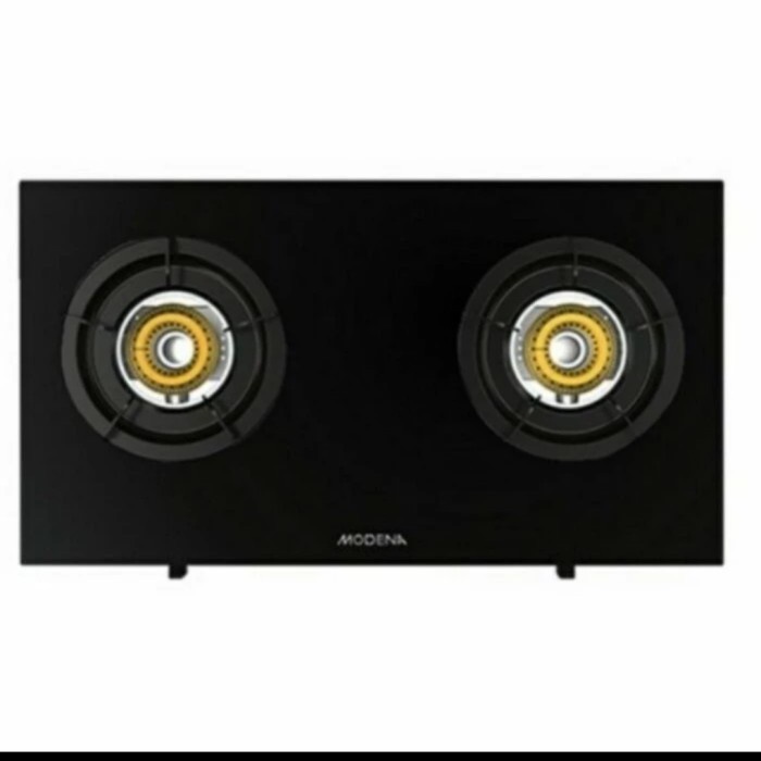 Jual Kompor Gas Portable MODENA PC2721L 2 Tungku Kaca PC 2721 L Hitam ...