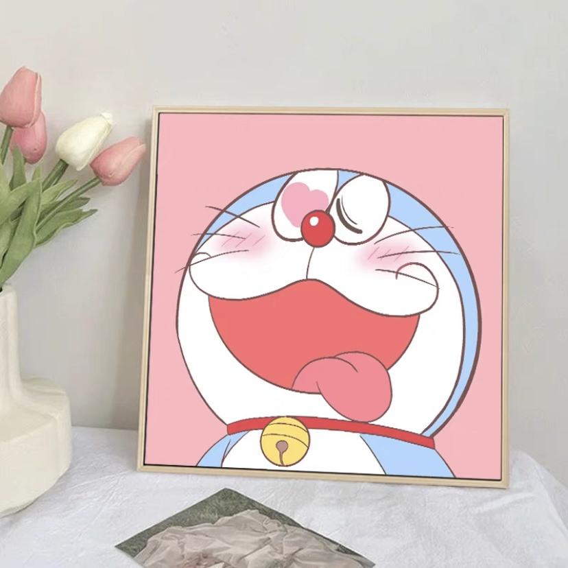 Jual [HARU] Paint by Number Kit Canvas DIY Cartoon Character Ghibli ...
