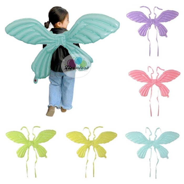 Jual Balon Foil Sayap Kupu Kupu / Balon Sayap Butterfly Medium | Shopee ...