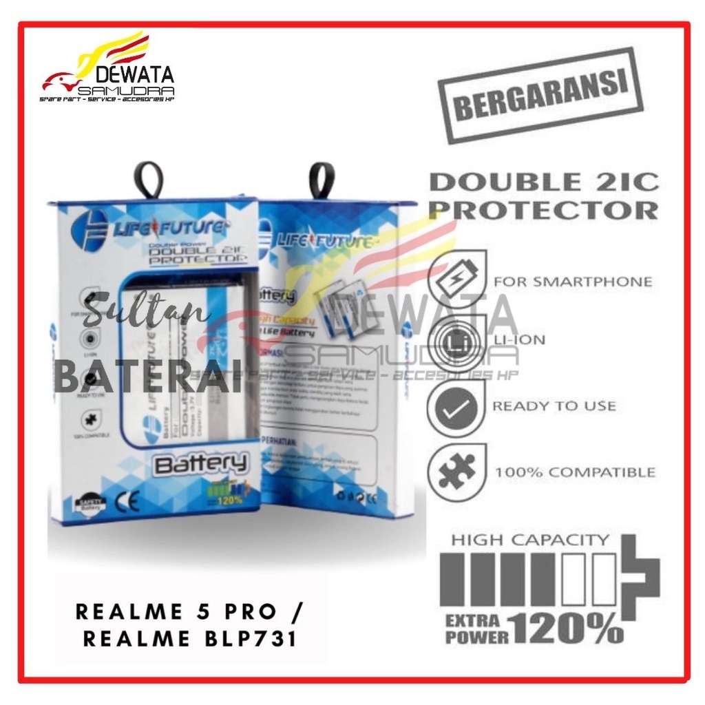 Jual Baterai - Batrai - Battery Oppo BLP 731 - Realme 5 Pro Life Future ...
