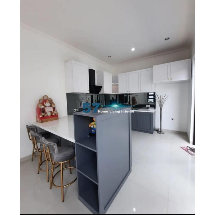 Jual Kitchen Set Dan Meja Bar Full Set Free Desain Bahan Plywood HPL ...