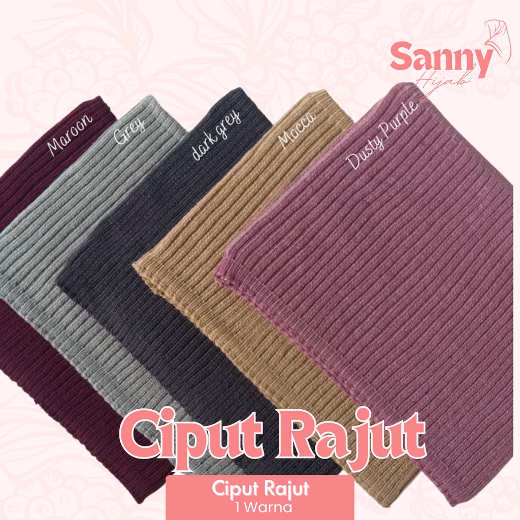 Jual Bandana Rajut 2 Warna / Inner Rajut 2 Warna / Ciput Rajut 2 Warna ...