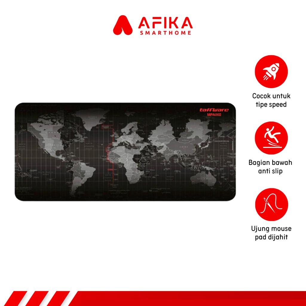 Jual Gaming Mouse Pad XL Motif Peta Dunia 300 x 800 mm - MP002 | Shopee ...