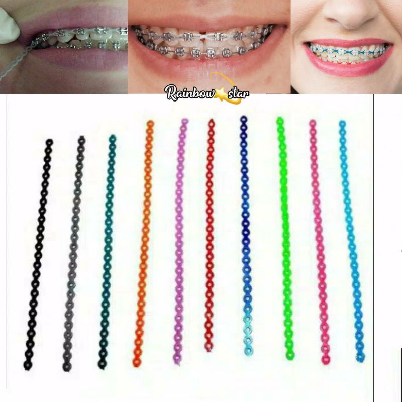 Jual Karet Behel Power Chain Isi 10pcs | Shopee Indonesia