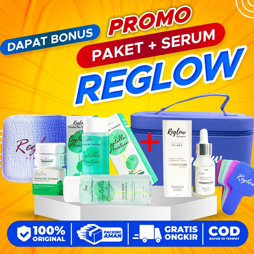 Jual RE GLOW SERIES ORIGINAL BPOM REGLOW SKINCARE REGLOW PAKET GLOWING ...
