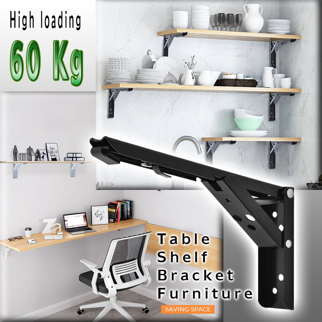 Jual Besi Siku Bisa Dilipat Braket Siku 2 pcs Tembok Dinding Bracket ...