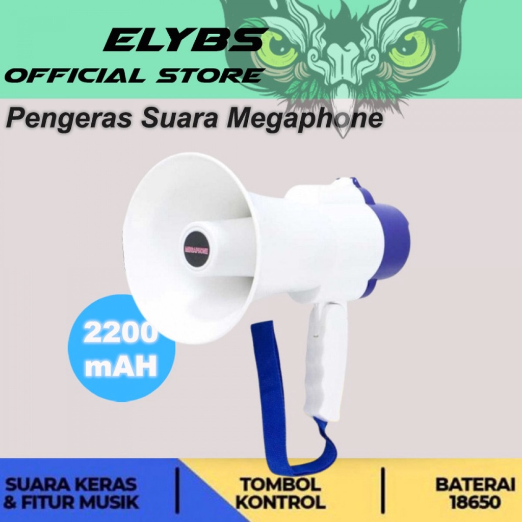 Jual Megaphone Pengeras Suara Portable Toak Rechargeable Bisa Rekam ...