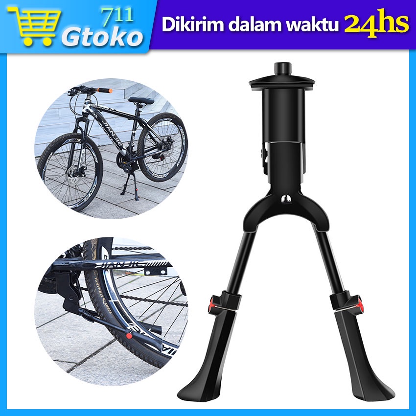 Jual Standar Tengah Sepeda Dua Kaki MTB Road Bike Lipat Touring Hybrid ...