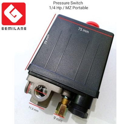 Jual Pressure Switch Kompresor Angin 1/4 HP dan Portable | Shopee Indonesia