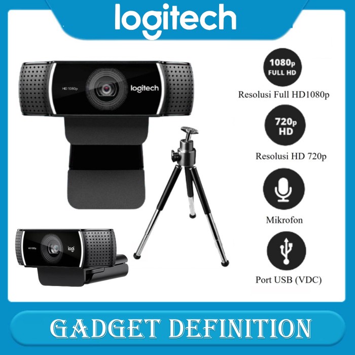 Jual LOGITECH WEBCAM C922 PRO / WEBCAM C 922 PRO STEAM HD 1080P ...