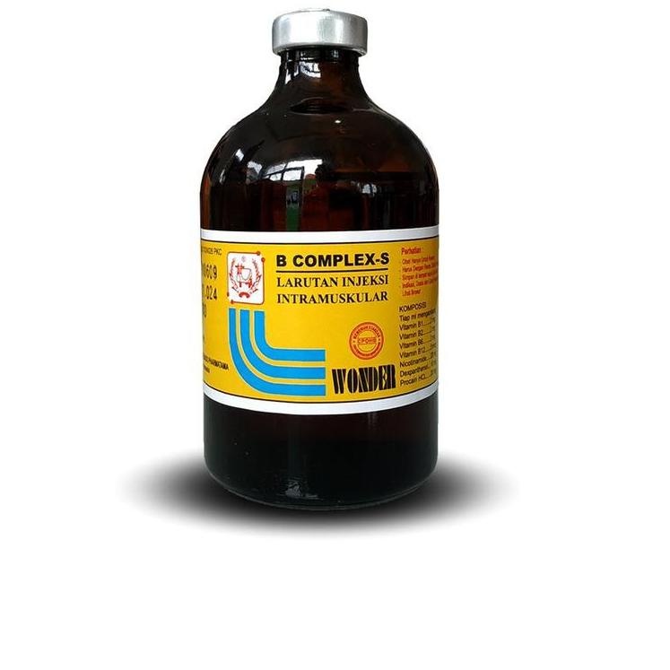 Jual JUAL VITAMIN B COMPLEX WONDER B KOMPLEK KOMPLEKS SAPI KAMBING ...