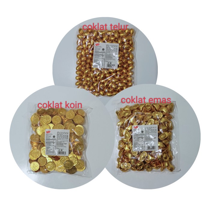 Jual coklat telur 500g/coklat telur/coklat bulat lonjong mpd | Shopee ...