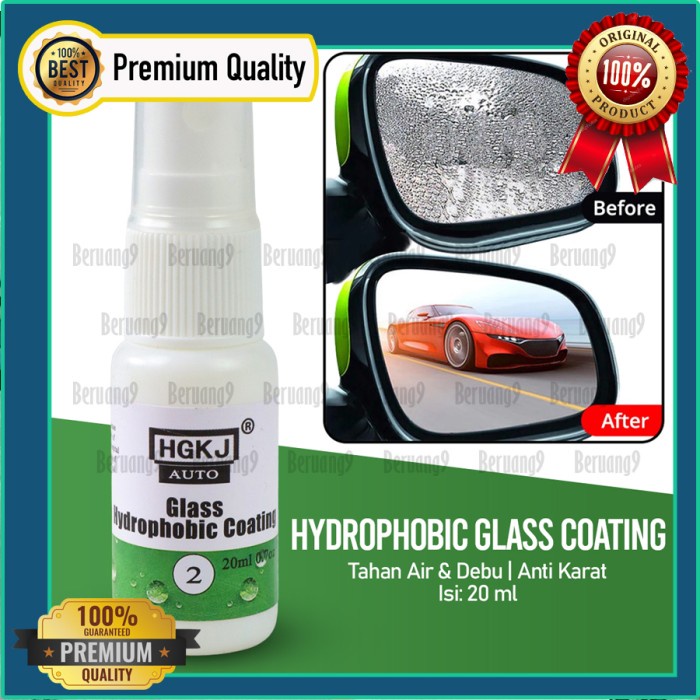 Jual Cairan Hydrophobic Glass Coating Waterproof Efek Daun Talas Kaca ...