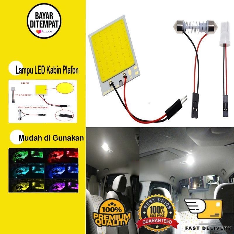 Jual Hanaiso Medan Termurah Lampu LED Putih Kabin Plafon Mobil Terang 24 Titik Ukuran Medium ...