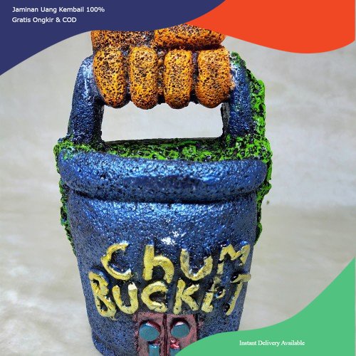 Jual dekorasi aquarium chum bucket, dekorasi aquarium rumah plankton ...
