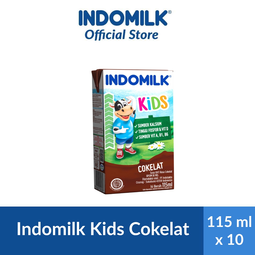 Jual Indomilk Kids Cokelat UHT 115 ml x10 | Shopee Indonesia