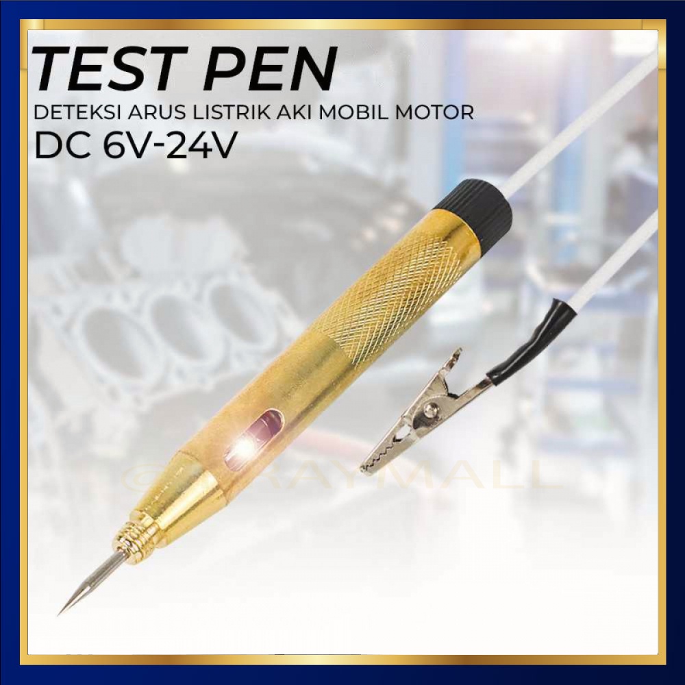 Jual Test Pen Deteksi Arus Listrik Spark DC 6 V - 24 V - ET610 | Shopee ...