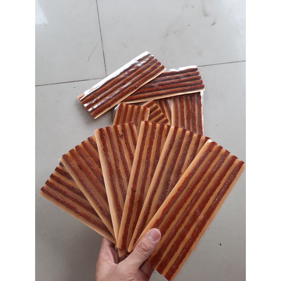 Jual isi Karet Tubeless tubles cacing tambal ban 1pack (6Lembar 30pcs ...
