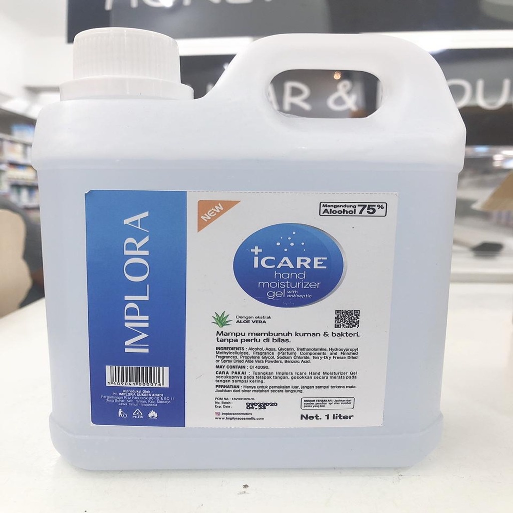 Jual Goshimastore - HAND SANITIZER GEL & CAIR 1L IMPLORA ICARE HAND ...