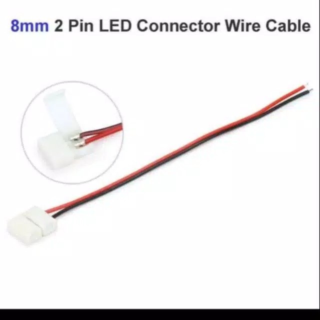 Jual kabel jepit buntung 2 pin Sambungan led strip single color 3528 ...
